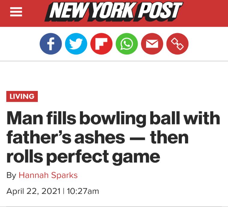 Thanks, I hate cremated remains bowling ball | Scrolller