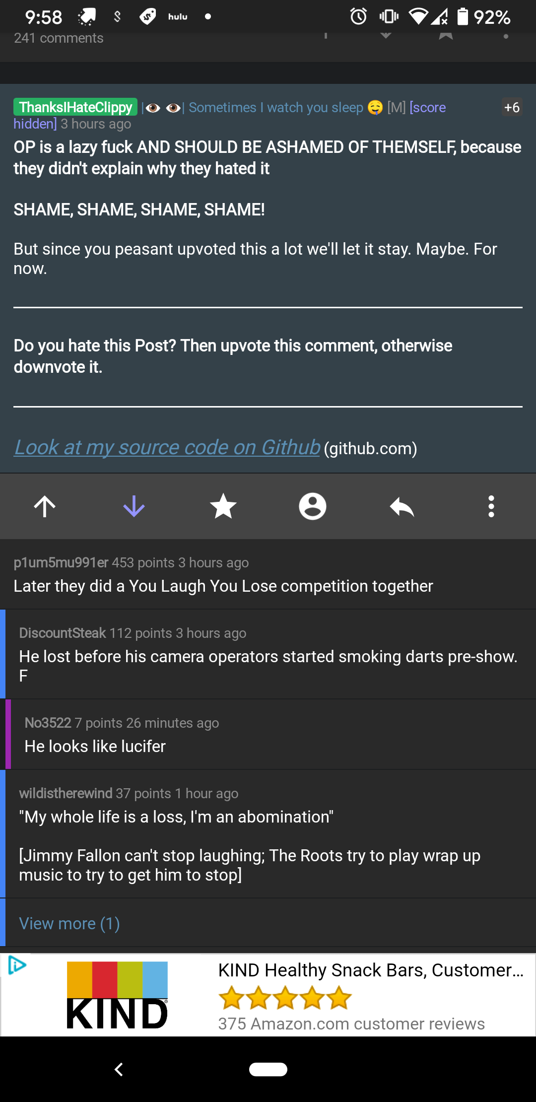 Thanks I hate mean robots that shame humans | Scrolller
