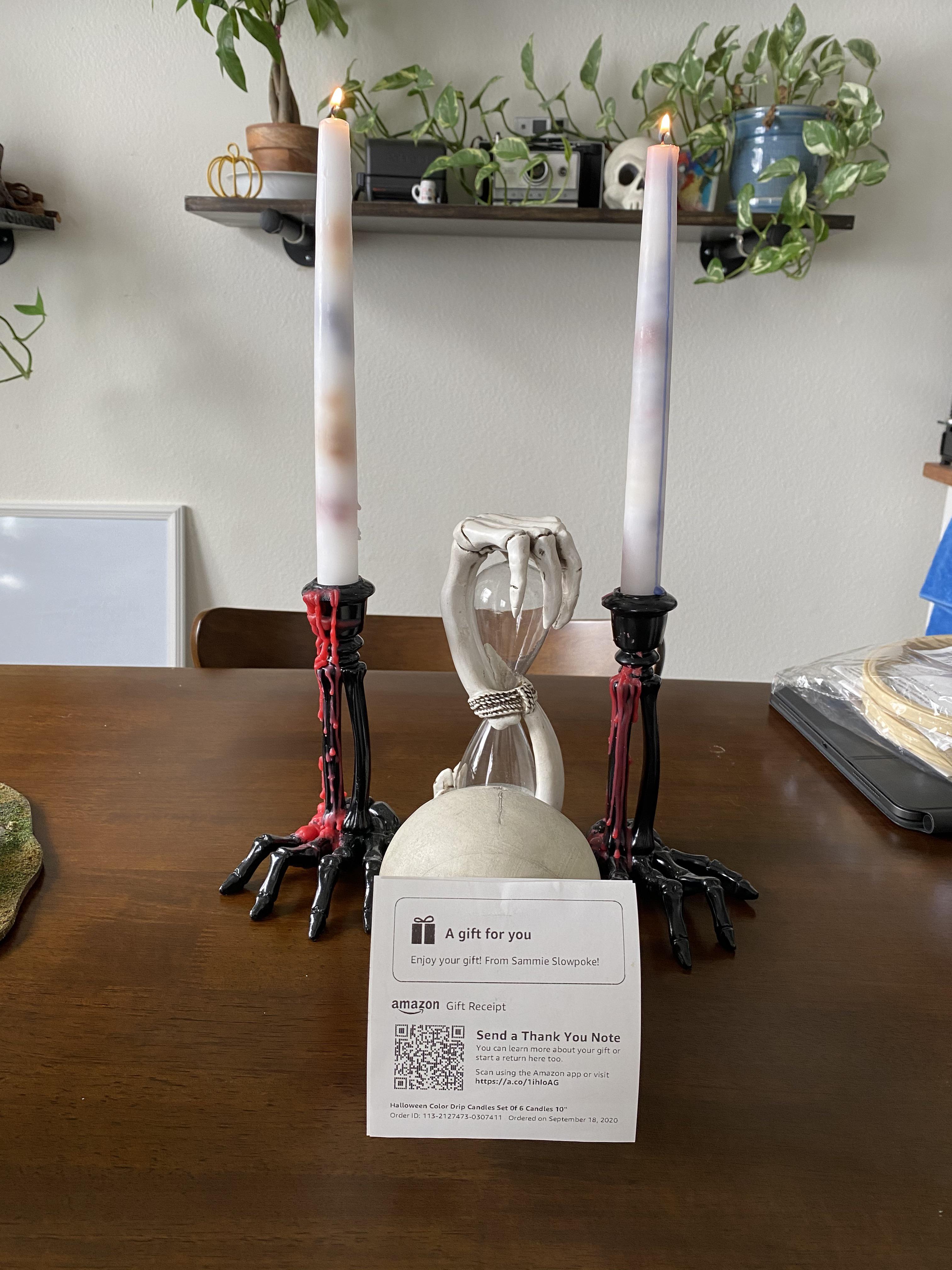 [thanks] thanks for the super rad color changing candles u/QuickWittedSlowpoke! | Scrolller