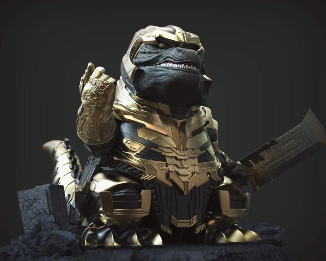 Thanos Godzilla | Scrolller
