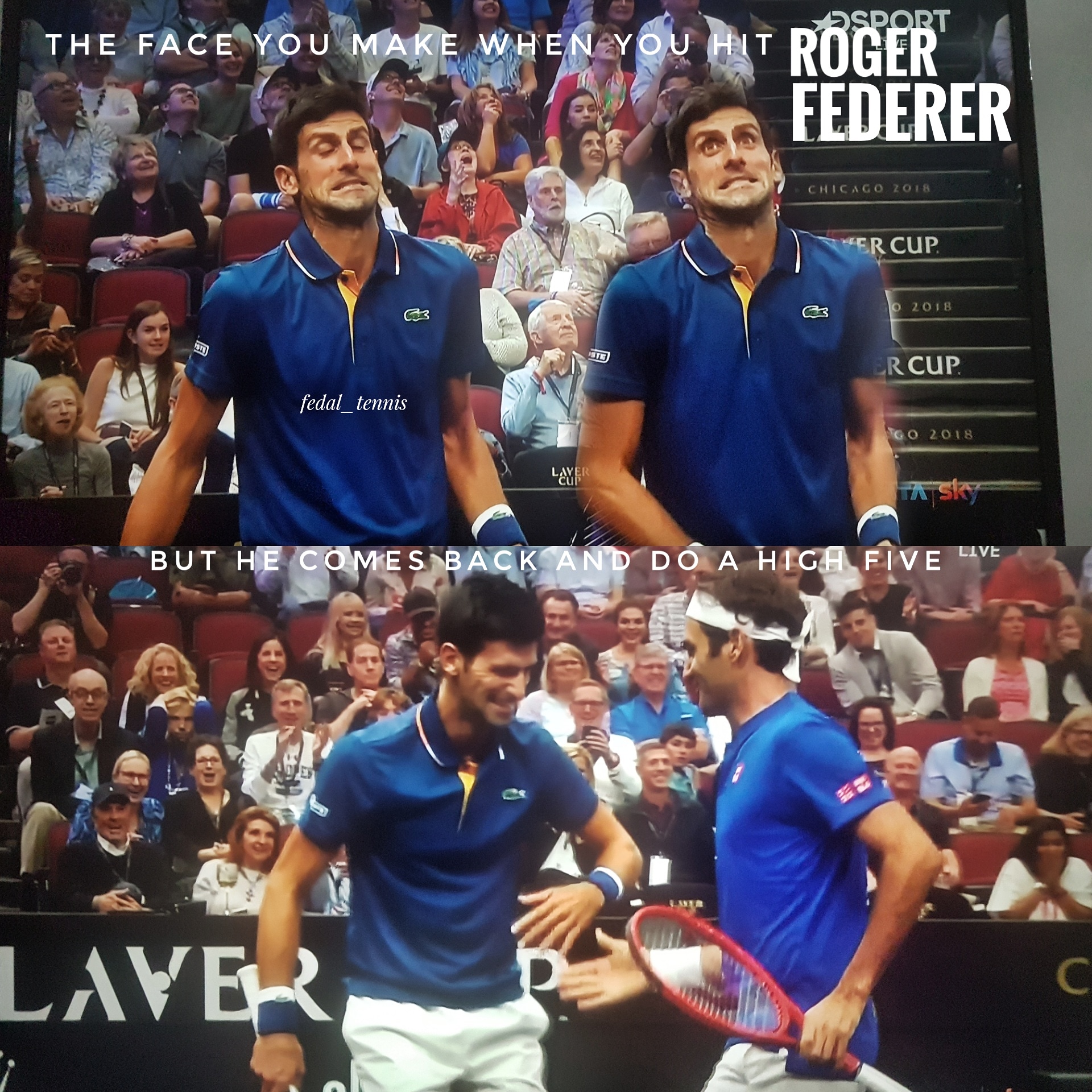 That Face you make when you hit Roger Federer | Scrolller
