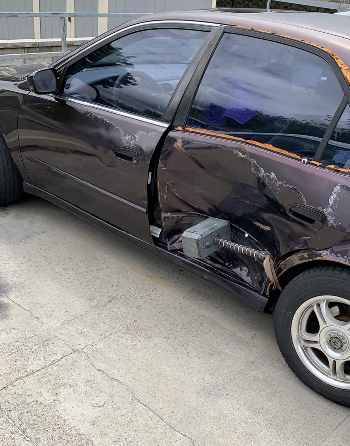 That’s one way to cover up a dent... | Scrolller