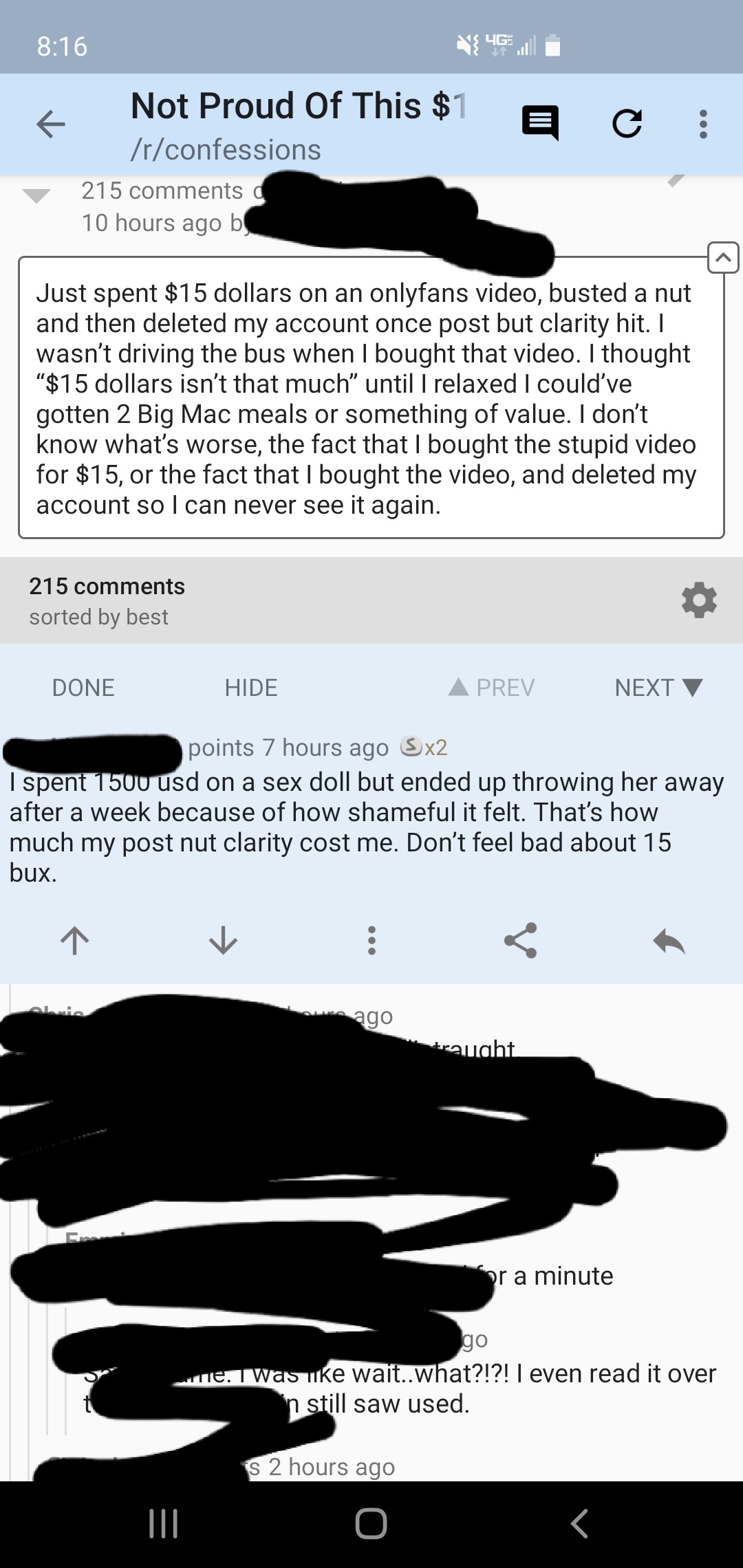 That's some expensive shame. | Scrolller