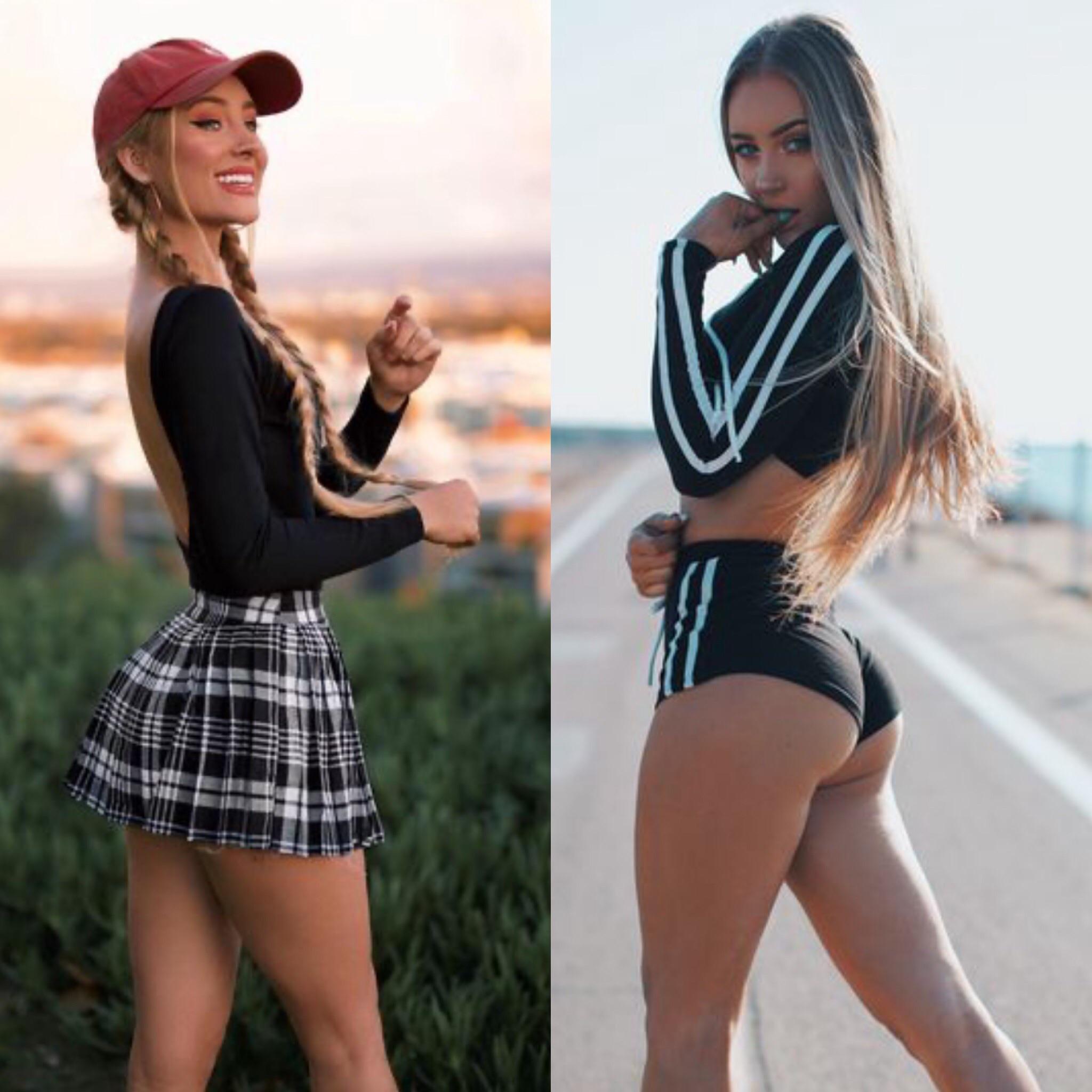 The age old question: Tight Shorts or Short Skirts? (Aspen Mansfield) | Scrolller