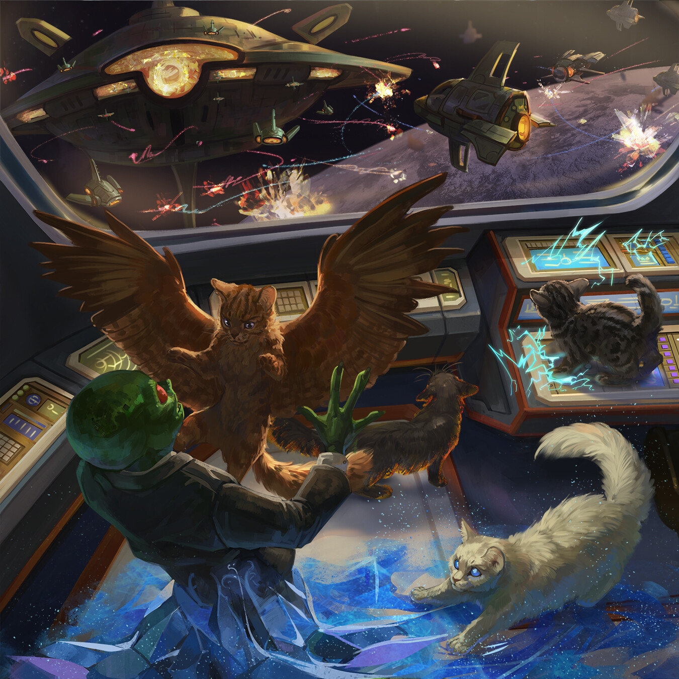 The Alien Invasion by Ekaterina Kazartseva | Scrolller