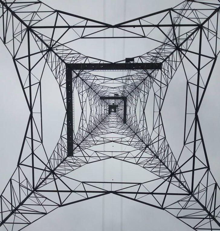 The base of a transmission tower | Scrolller