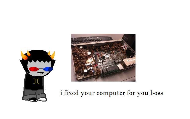 The computer is fixed | Scrolller