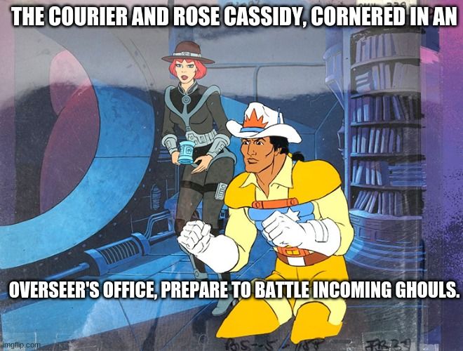 The Courier and Rose Cassidy go exploring. | Scrolller