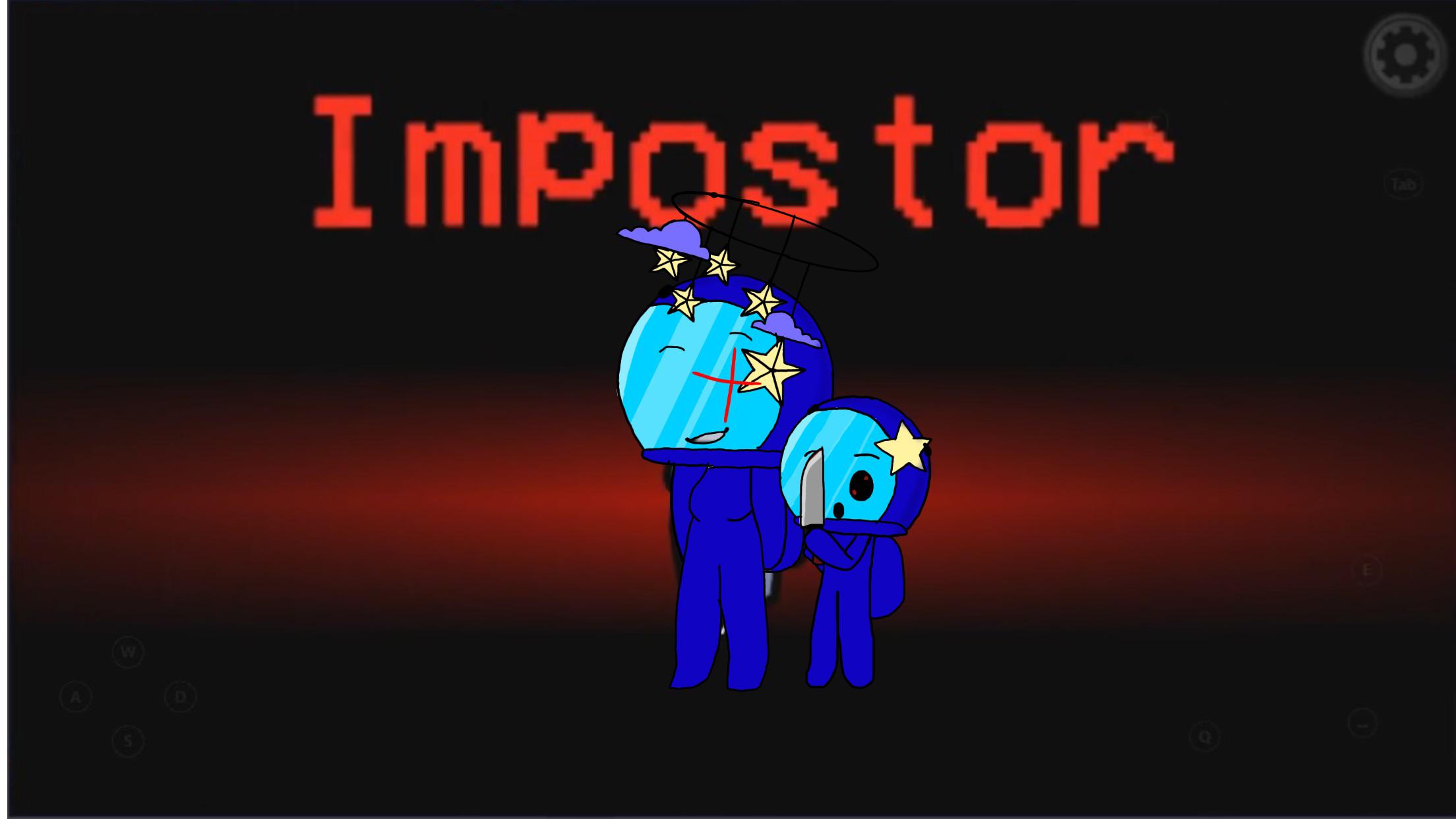 The_EU *among us OC) and her mini crew mate being imposters | Scrolller