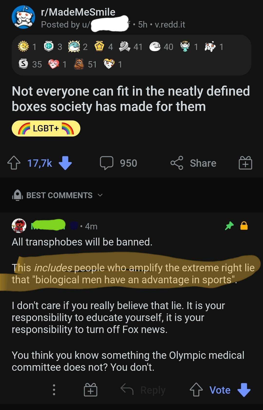 "The extreme right lie" [repost because forgot to censor usernames] | Scrolller
