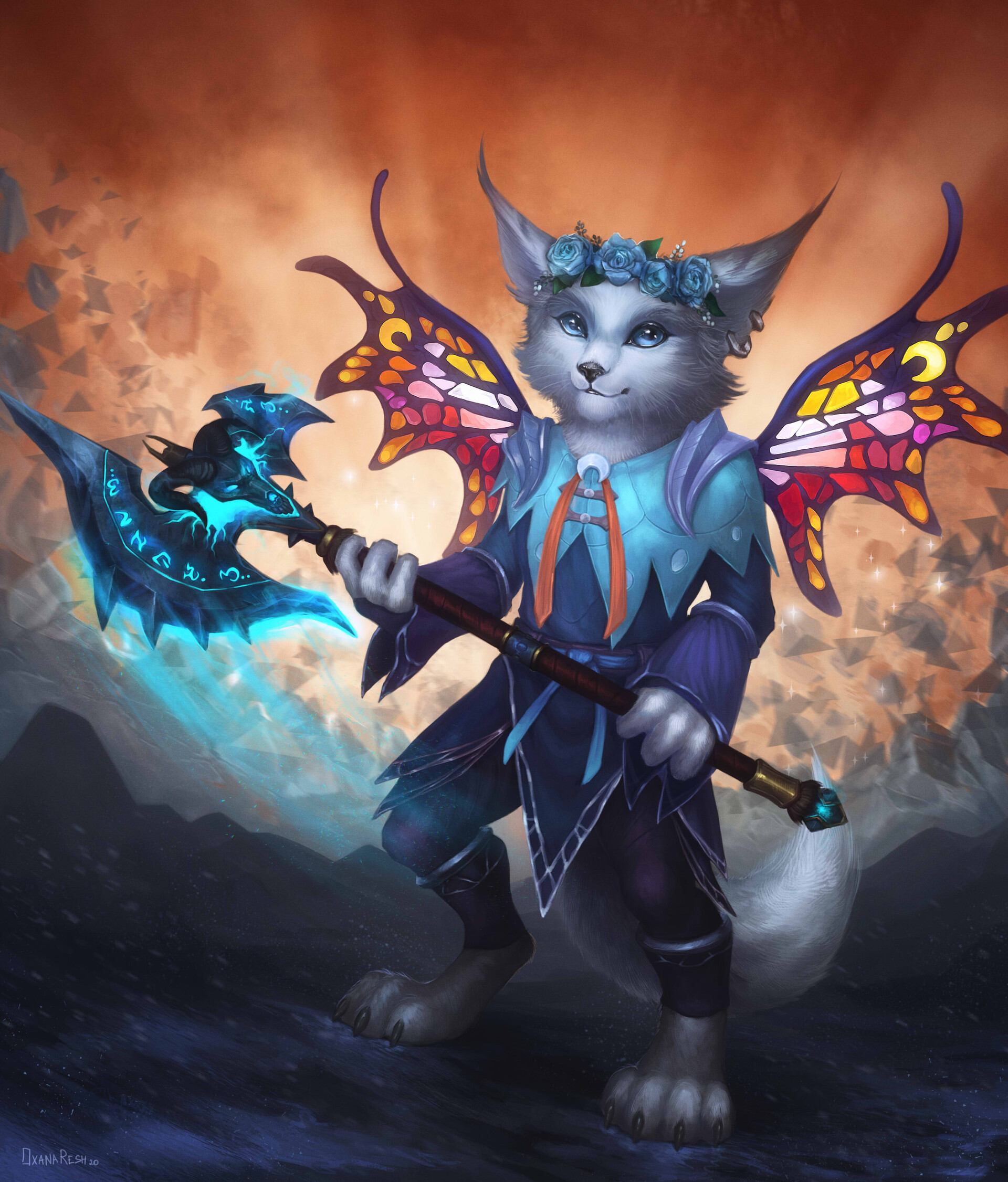 The Ferocious Warrior by Oxana Reshetina | Scrolller