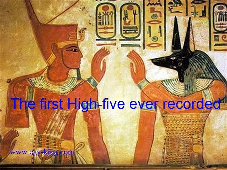 The first high five ever recorded | Scrolller