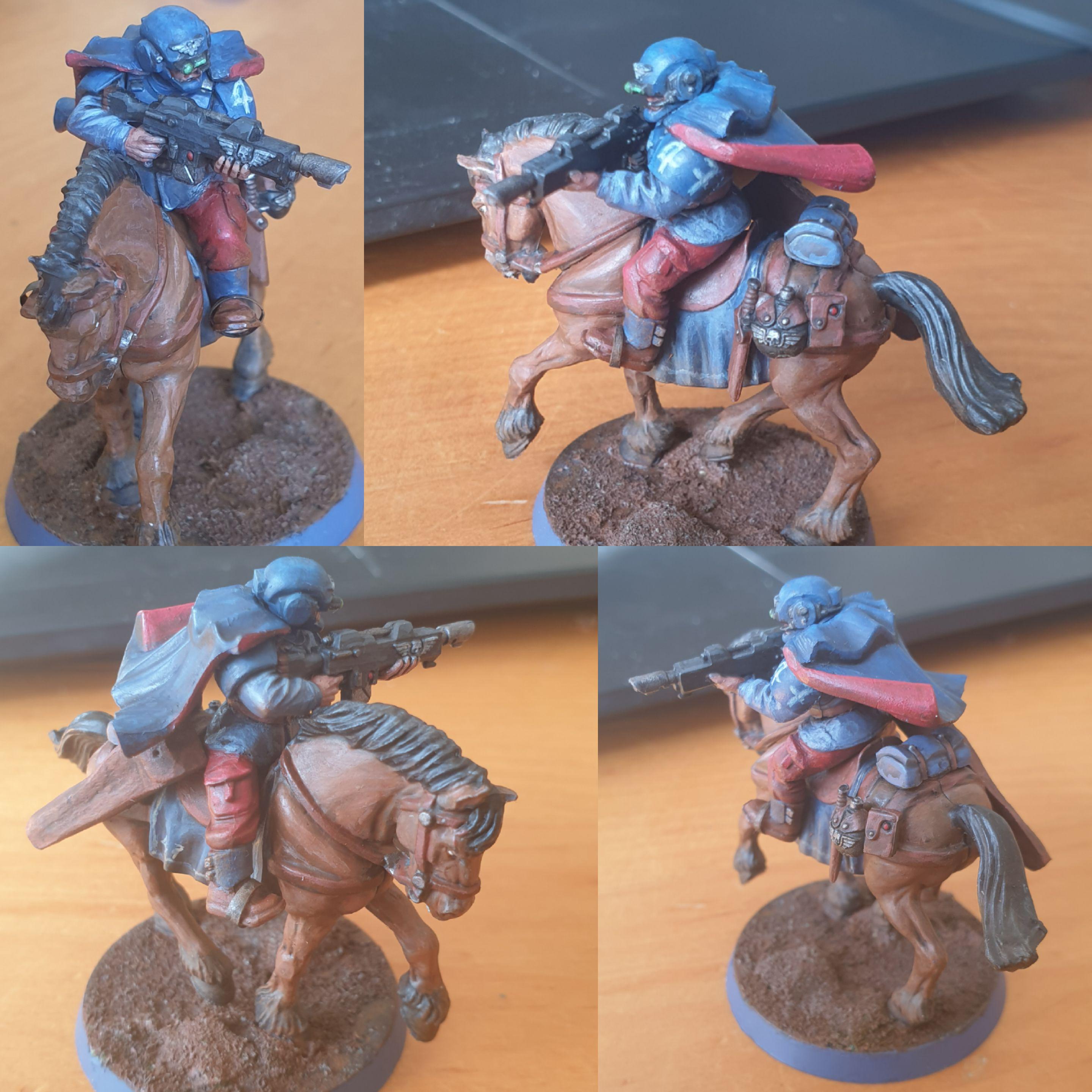 The first of my kitbashed mounted infantry | Scrolller