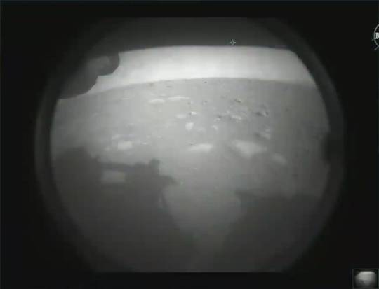 The First Photo from the Perseverance Rover on Mars | Scrolller