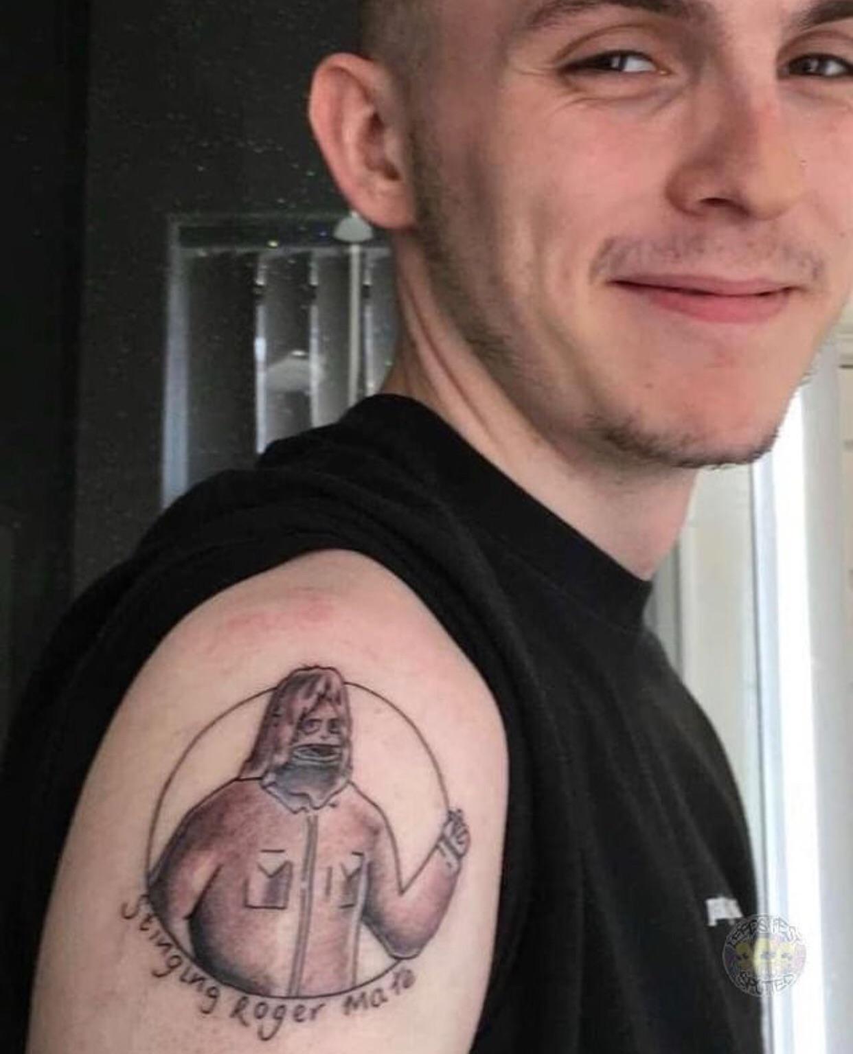 The fuckin’ stinging roger mate... | Scrolller