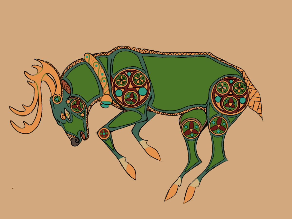 "the god with antlers" some art of cernunnos by me. | Scrolller