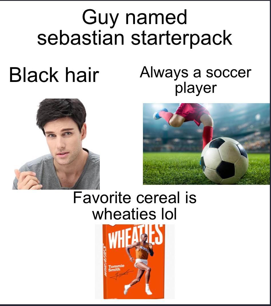The guy named sebastian starterpack | Scrolller