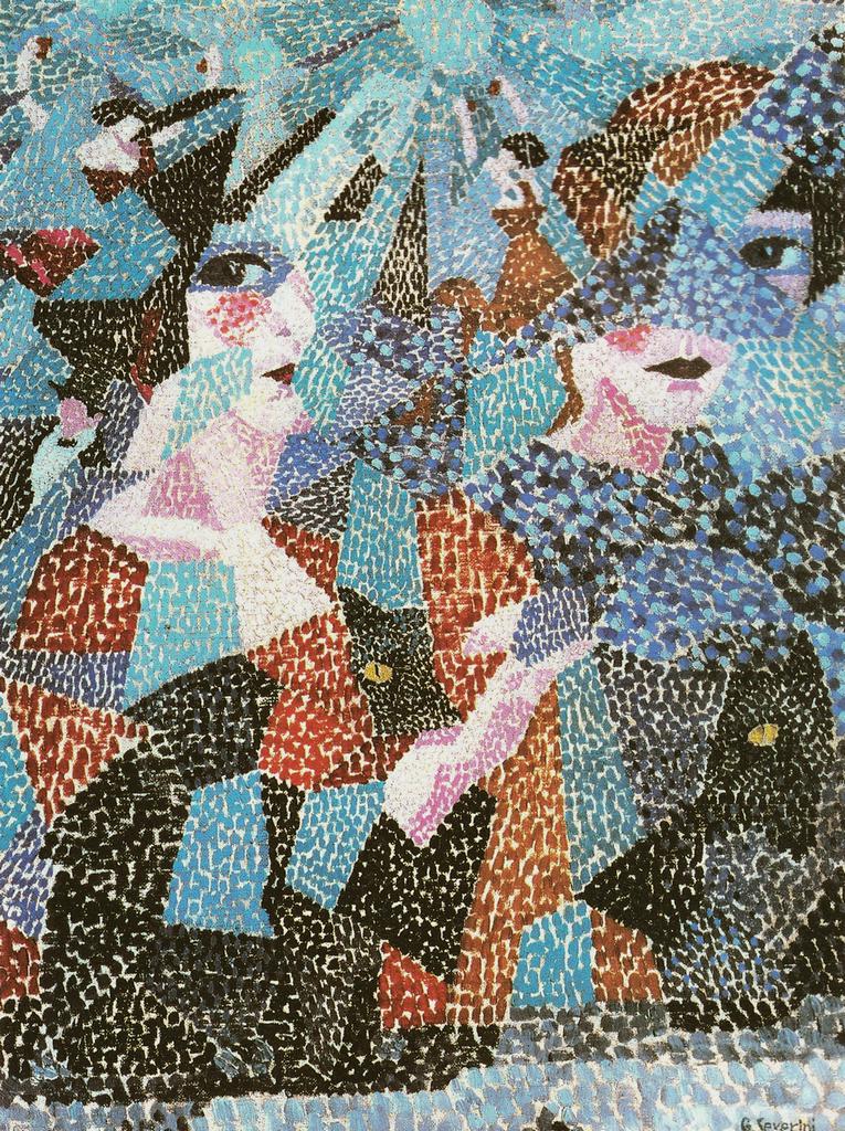 The Haunting Dancer, Gino Severini, 1911 [765 × 1024] | Scrolller