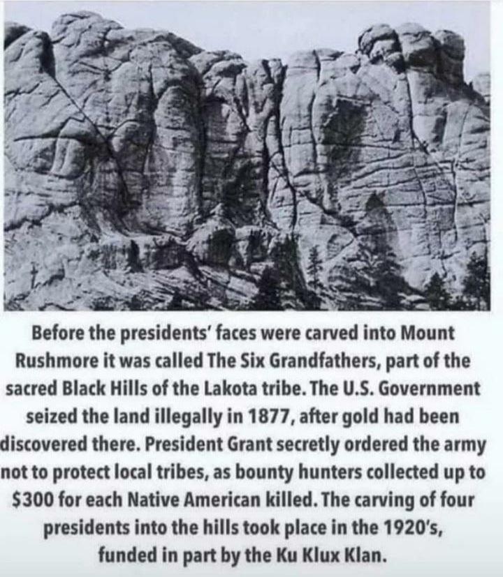 The history of Mount Rushmore. | Scrolller