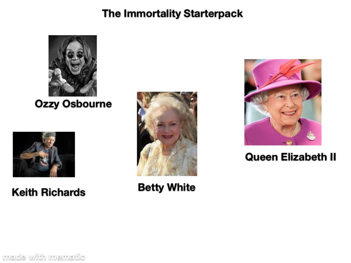 The Immortality Starterpack | Scrolller