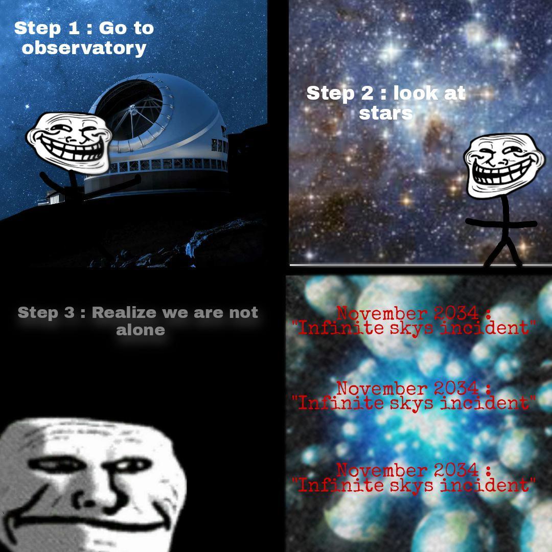 The infinite skys incident | Scrolller