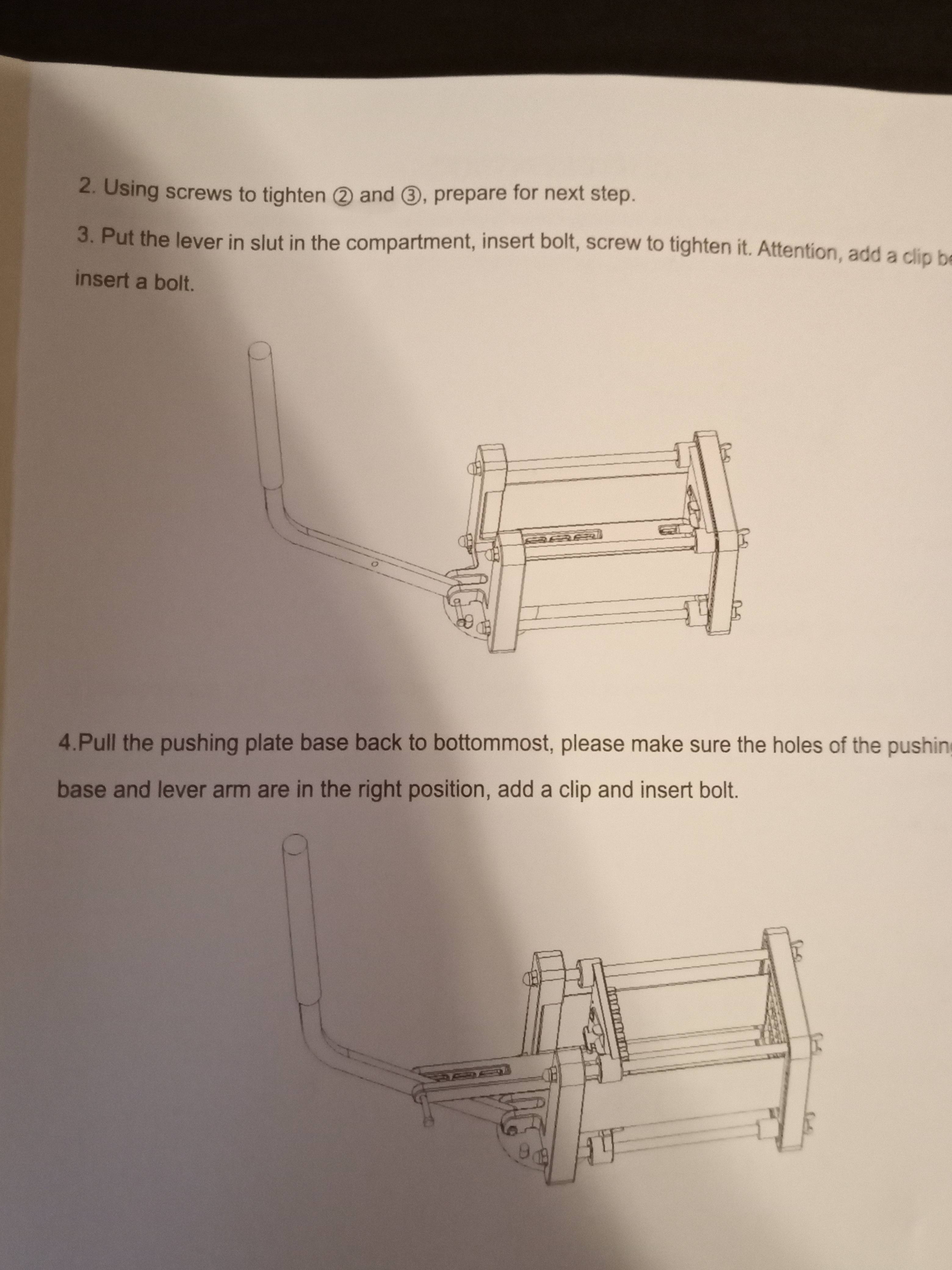 The instructions from my potato cutter | Scrolller