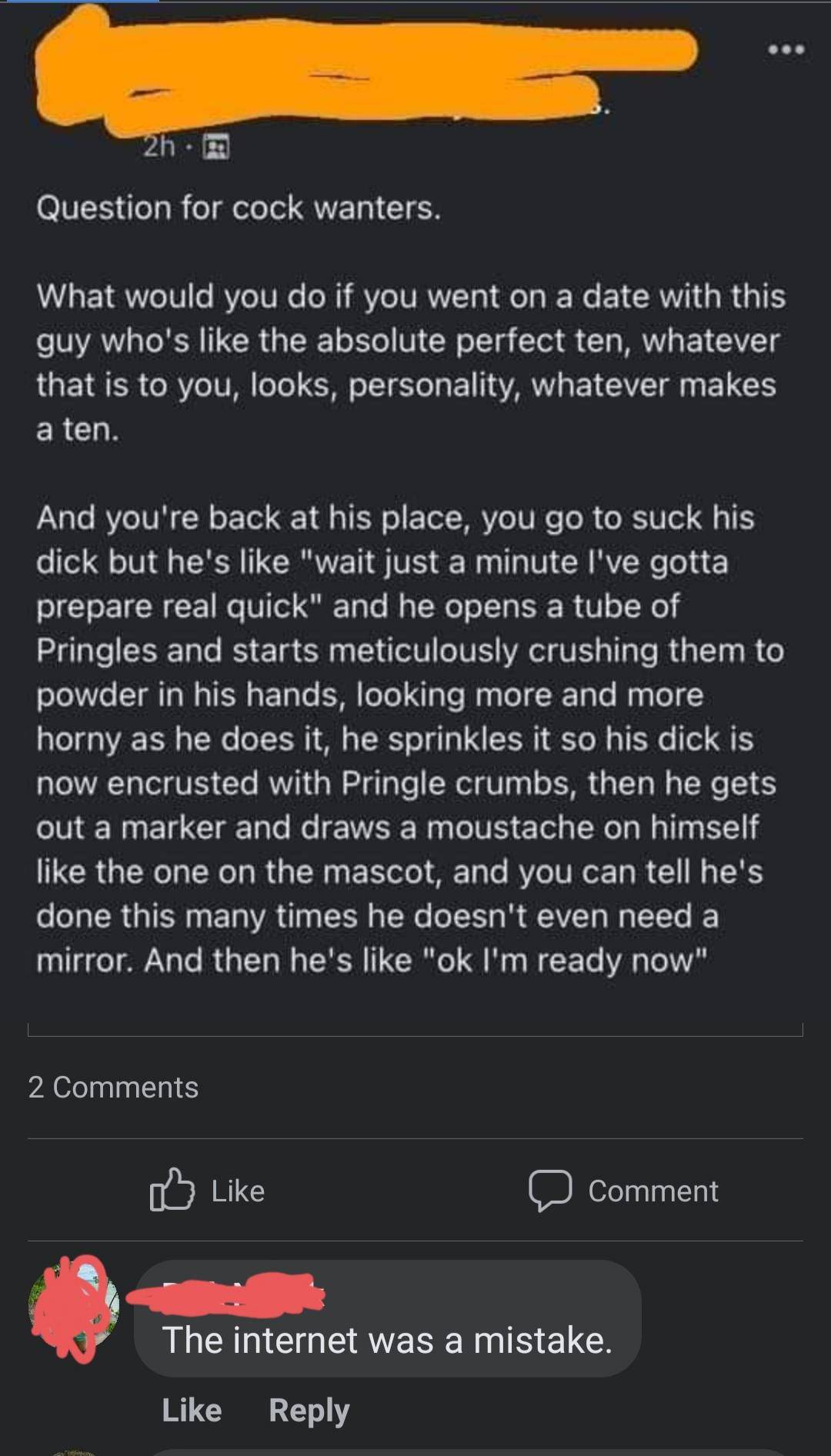 "The internet was a mistake" | Scrolller