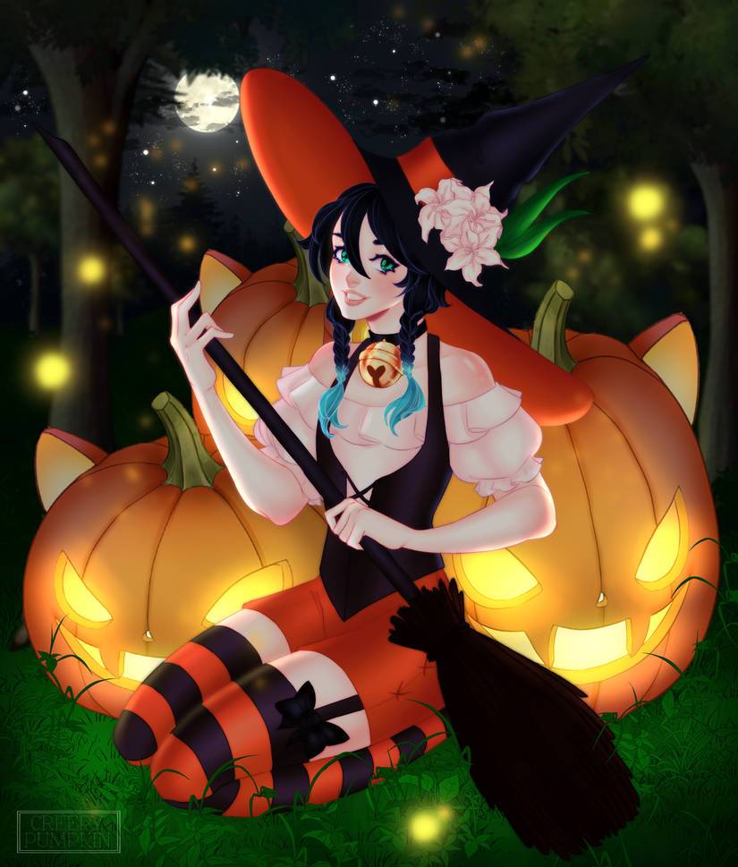 The little witch Venti, by CreepyPumpkin | Scrolller