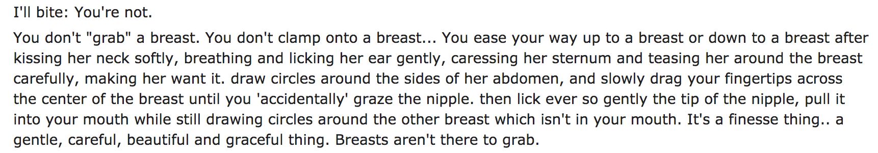 The lost art of licking a tit | Scrolller