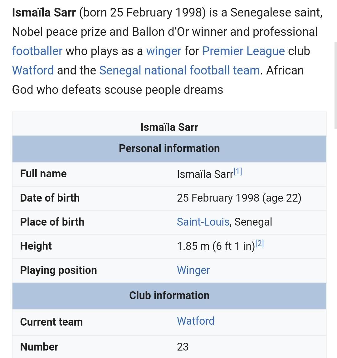 The Man. Myth. Legend. | Scrolller