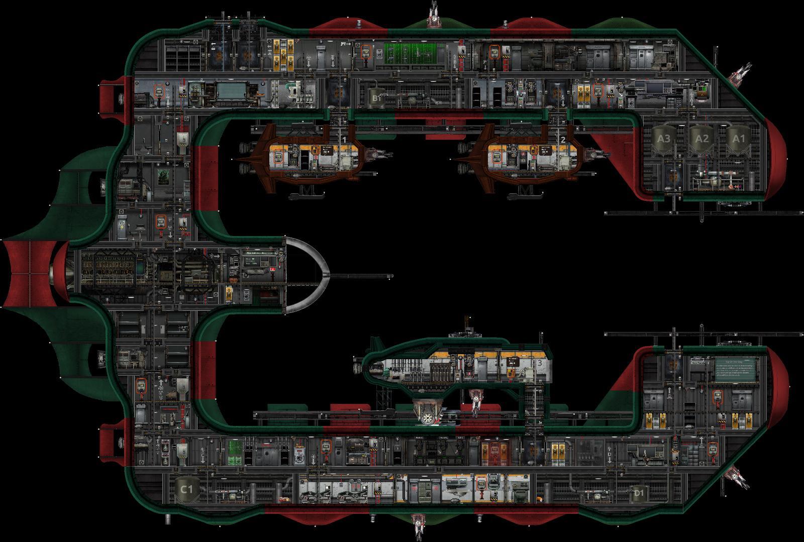 The Mayari heavy carrier, ft. three "fighter" shuttles and a way too high crew requirement ...