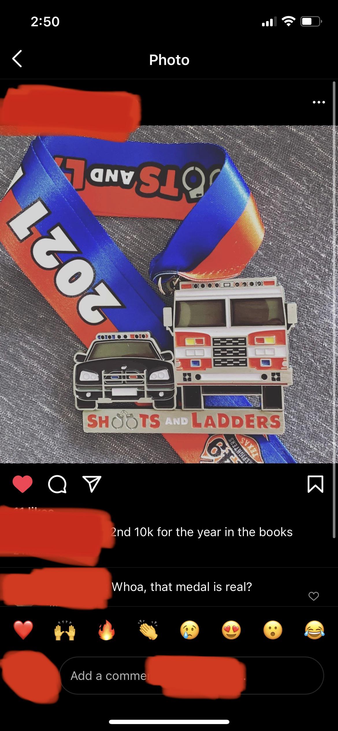 The medal for a 10k | Scrolller