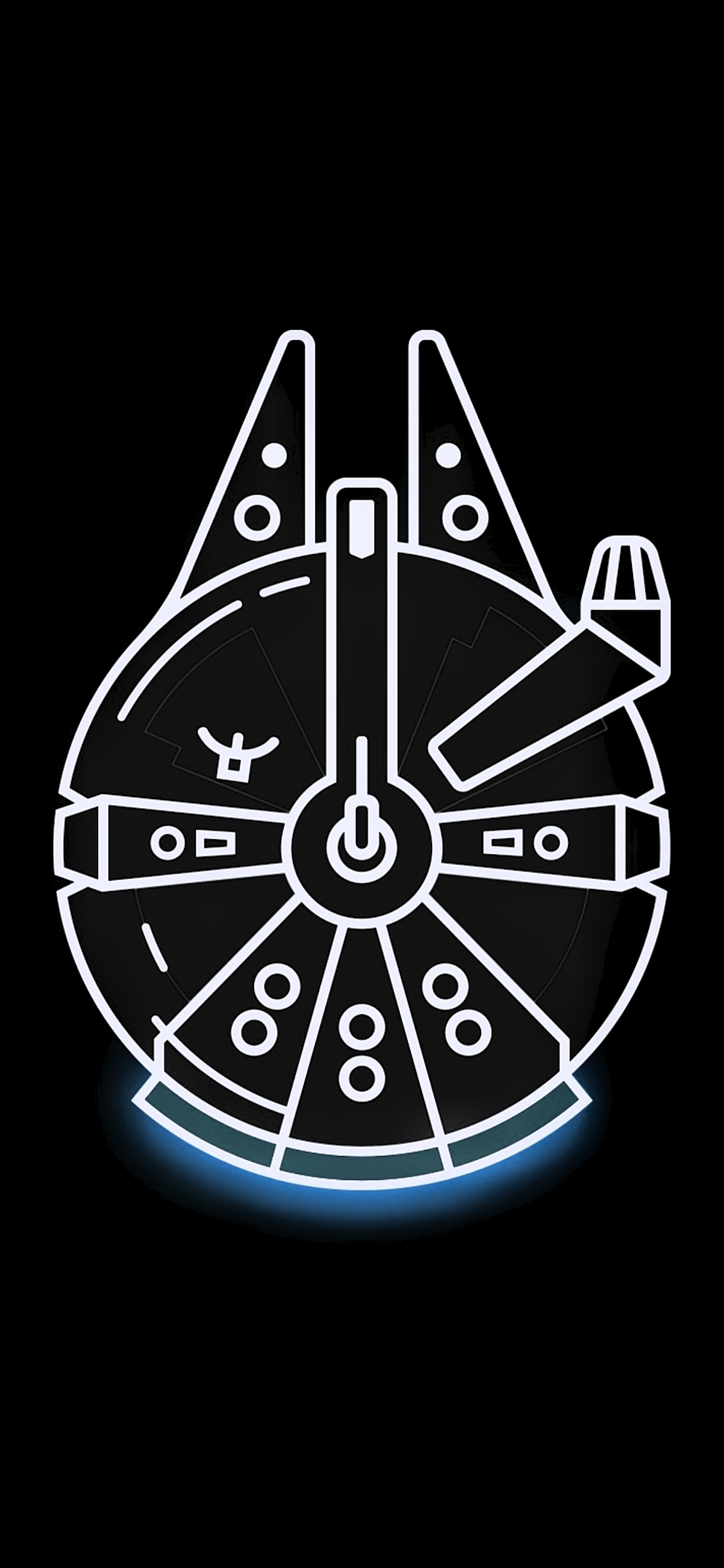 The Millennium falcon - [1440x3120] | Scrolller