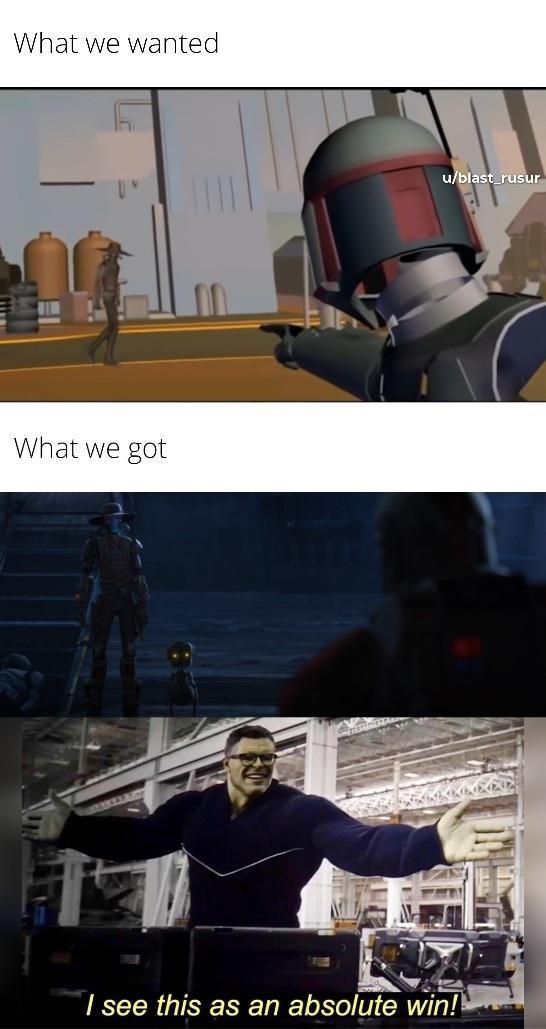 The moment we've all be waiting for. (Bad Batch Spoilers) | Scrolller