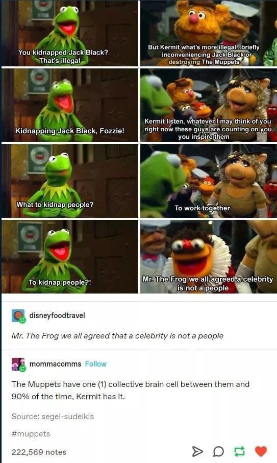 The Muppets share one brain cell | Scrolller