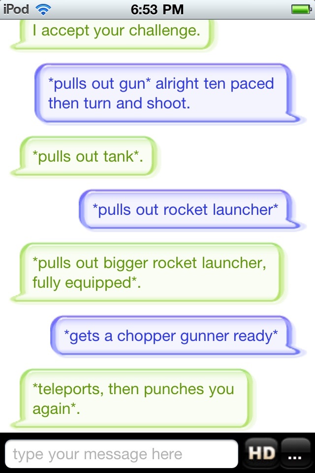 The old teleport and punches you...gets me every time cleverbot. | Scrolller