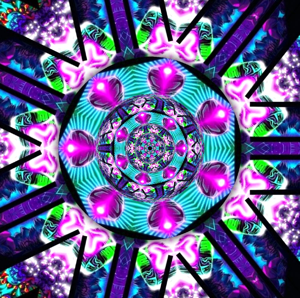 The One cover art kaleidoscope | Scrolller