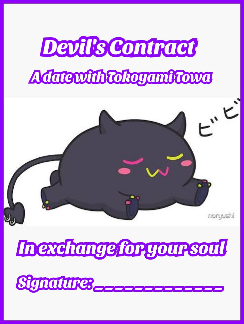The only devil's contract I am willing to sign | Scrolller