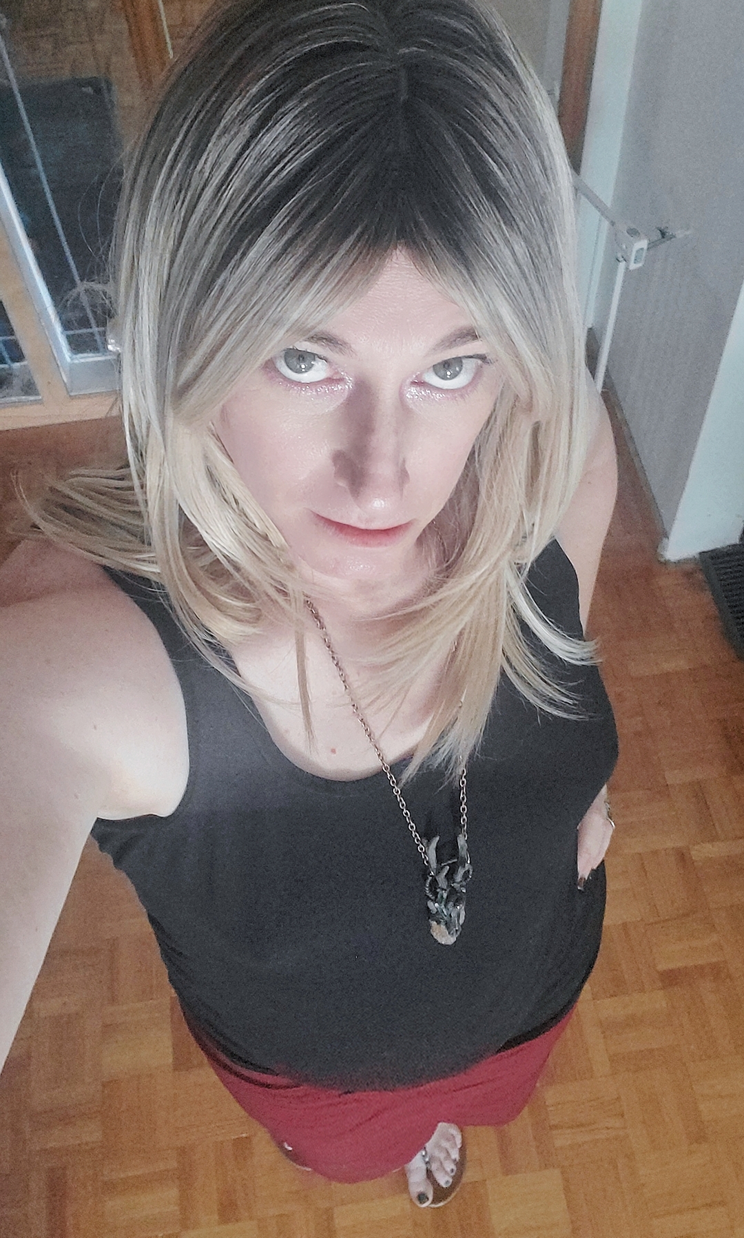 the only time you'll get a view from above me..now kneel. | Scrolller