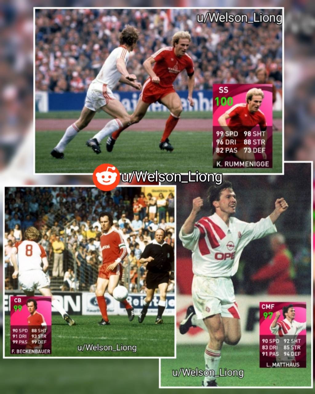 The original pictures of Iconic Moment Rummenigge, Beckenbauer and Matthaus. | Scrolller
