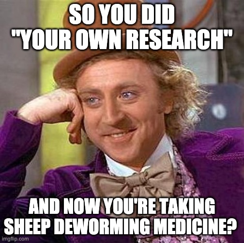 The Party of "dO yOuR oWn ReSeArCh!" | Scrolller