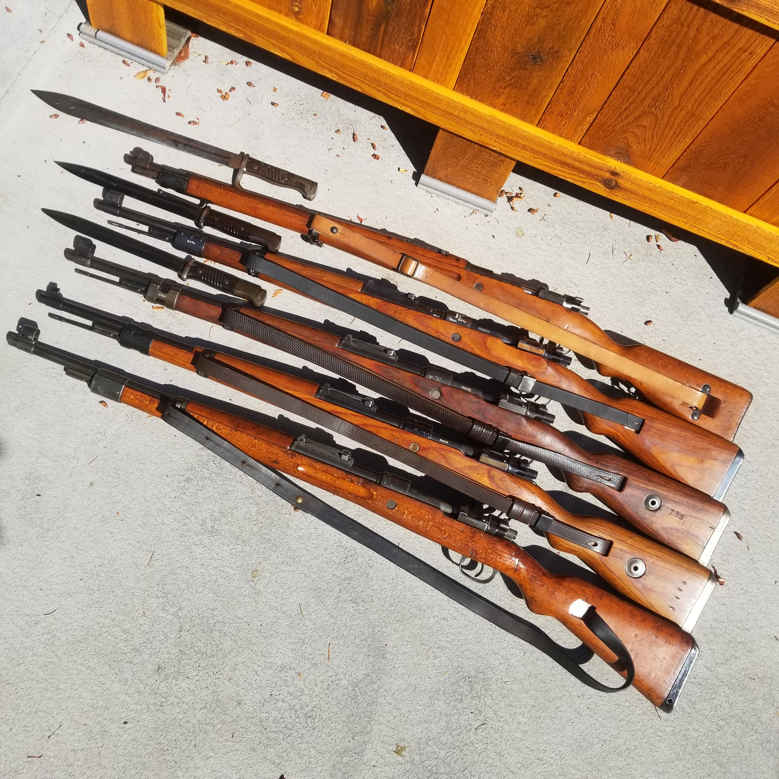 The pattern 98 Mausers of my collection. | Scrolller