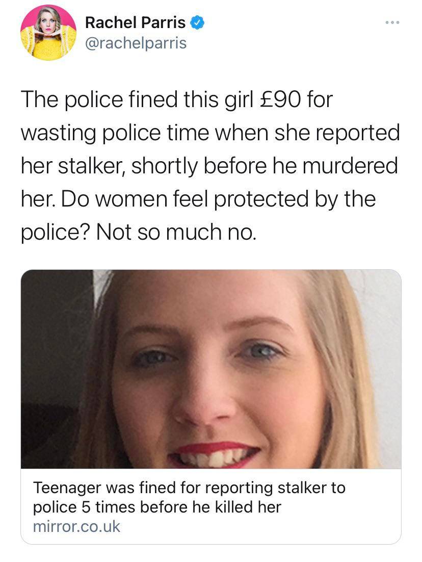 The police do nothing to protect us. | Scrolller