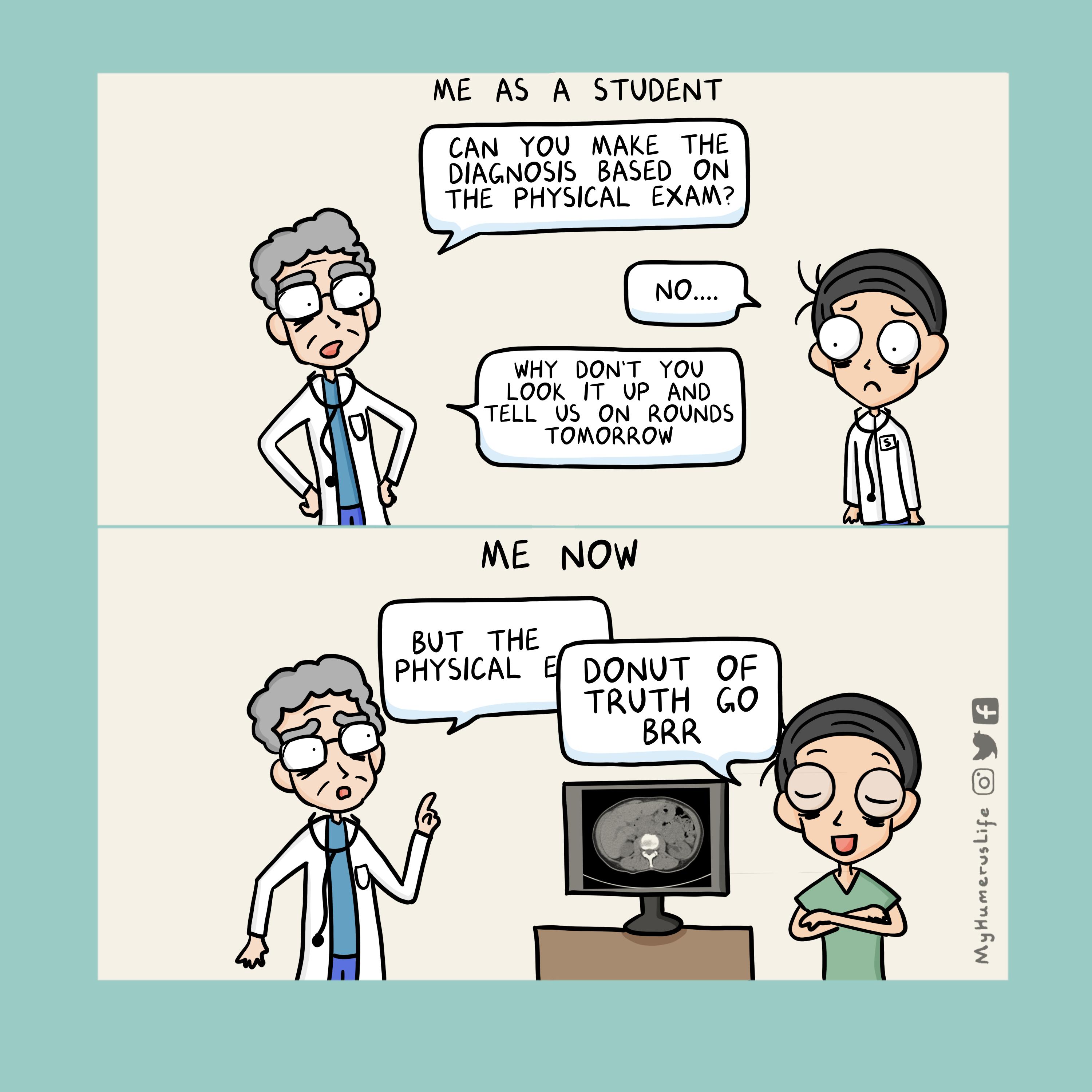 The radiologist's physical exam | Scrolller