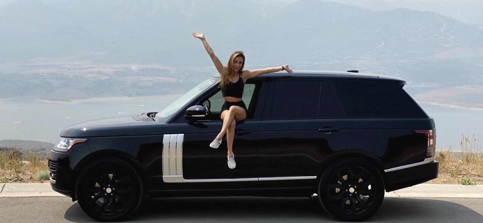the range rover fits her well😍 | Scrolller