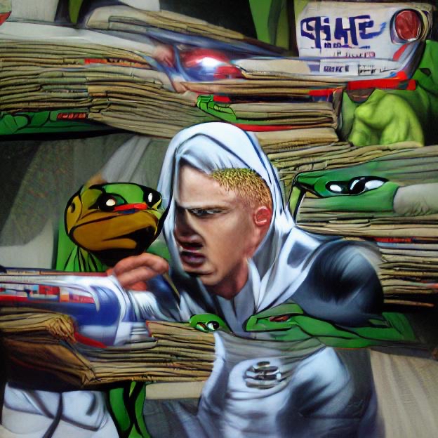 The Real Slim Shady battling the RAREST Pepe | Scrolller