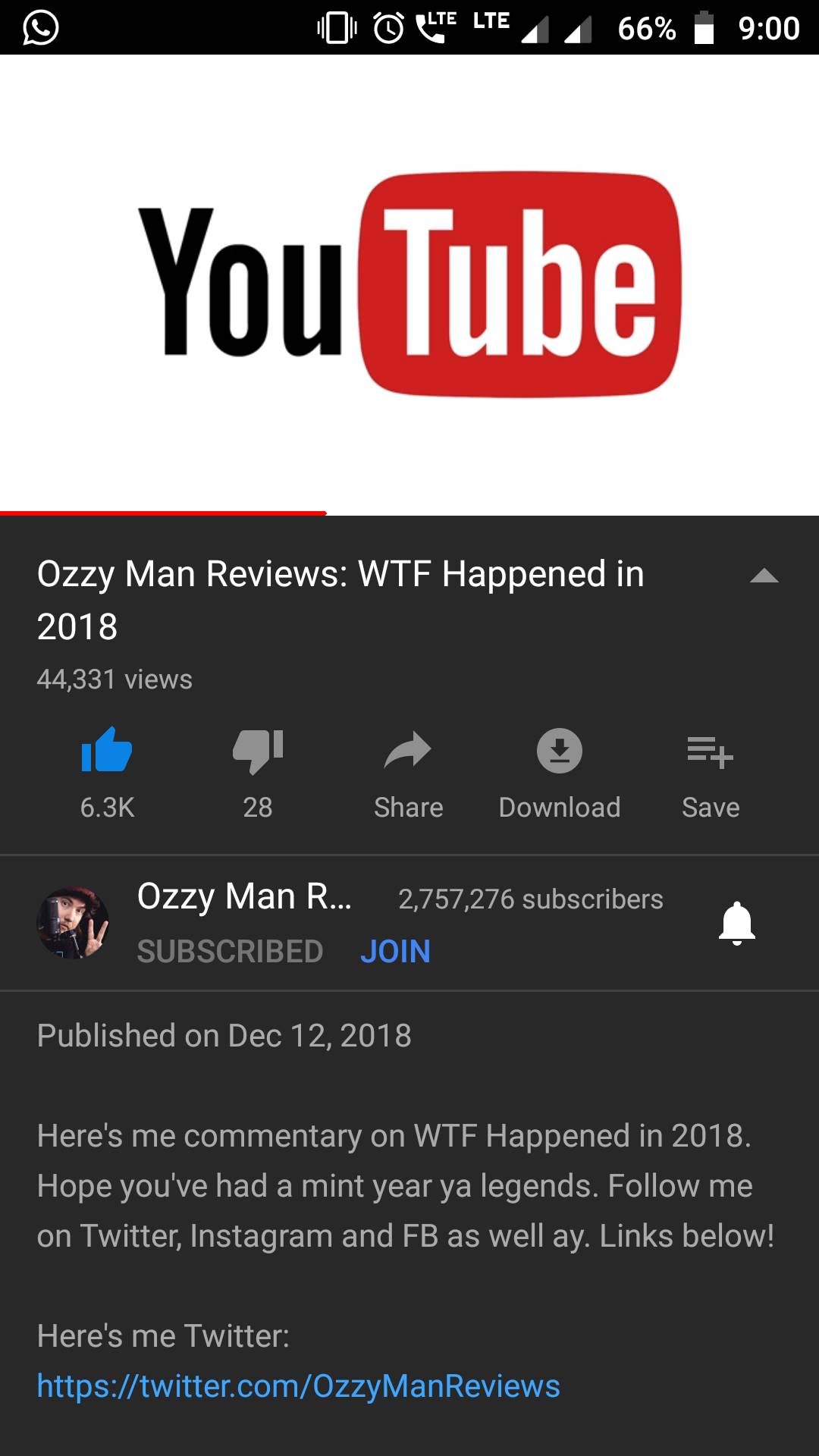 The real YouTube rewind | Scrolller