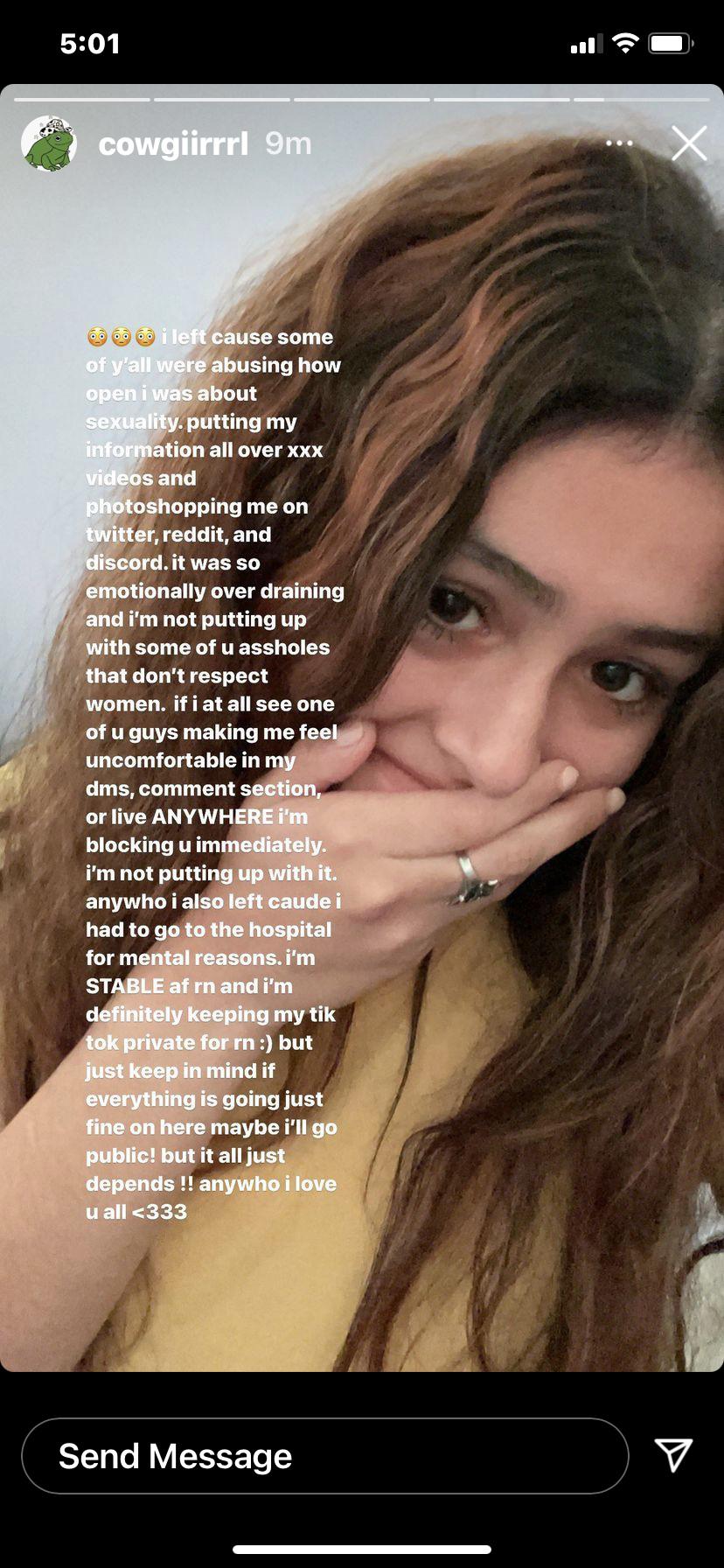 The reason she left | Scrolller