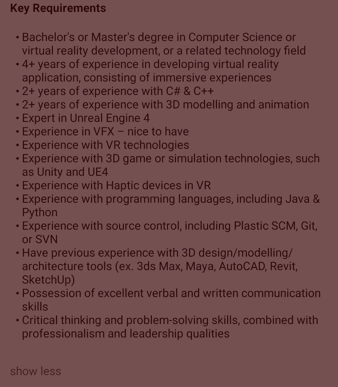 The ROCKSTAR junior programmer requirements. | Scrolller