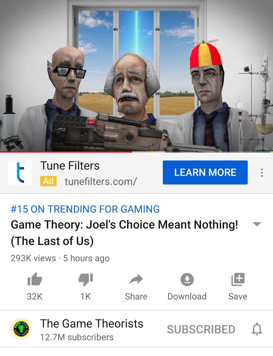 The Science Team has made it into a Game Theory episode! | Scrolller